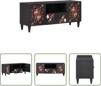 vidaXL Medienlagerung - Stauraumschr&auml;nke Mehrfarbig 105 x 33,5 x 46 cm Massivholz Mango