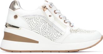 Xti Sportschuhe Sneaker Damen Wei&szlig; - Bequeme und vielseitige Schuhe - Casual Mode - Modell 14510204 (Gr&ouml;&szlig;e 38)