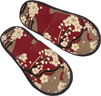 Generic Chaussures De Maison Fleur Pleureuse Japonaise Pour Femme Et Homme Pantoufle Outdoor Pantoufles Camping Fuzzy Pantoufles Pour H&ocirc;tels Voyages L