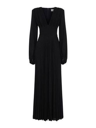 Elisabetta Franchi Maxi Robe - Noir