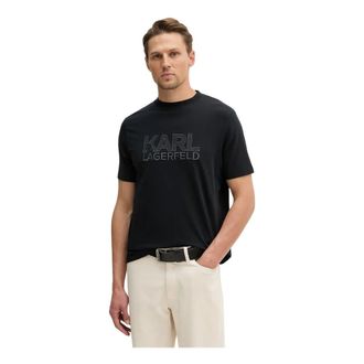 Karl Lagerfeld T-shirt - Homme - Tops - Bleu - Taille: 2XL