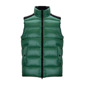 Herno Herren gesteppte Weste mit Rei&szlig;verschluss - - Jackets - Herren - Gr&uuml;n - 2XL