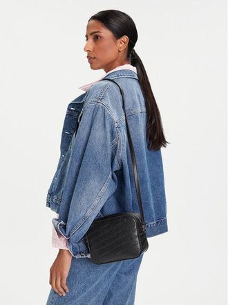 Tommy Jeans Handtasche Tjw Must Aop Camera Bag AW0AW17865 Schwarz