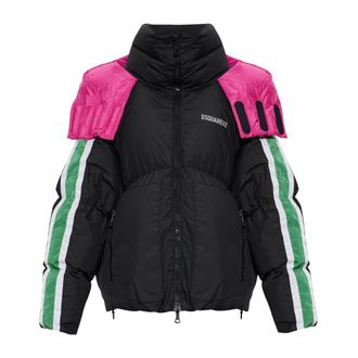 Dsquared2 Heated Logo Jacket - - Jackets - Damen - Schwarzk - XS