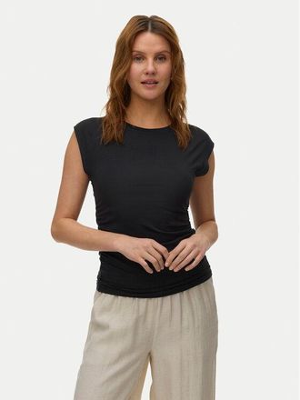 Vero Moda T-Shirt Avasarah 10342876 Schwarz Slim Fit