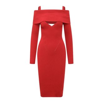 ADĀMO Andrea Adamo Knitted Kleider - - Dresses - Damen - Rot - M
