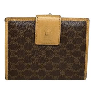 Celine Pre-owned Leder Geldb&ouml;rse - - Pre-owned - Damen - Braun - ONE SIZE