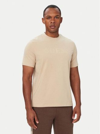Guess T-Shirt Z6YI17 K4968 Beige Regular Fit