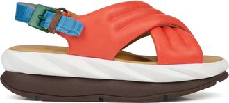 4CCCCees 4Ccccees, Femme, Chaussures, Rouge, Taille: 40 EU Sandales Plates