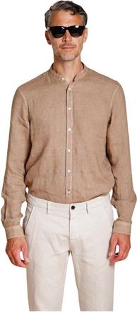 Mason's Homme, Chemises, Beige, Taille: S Porto Shirt