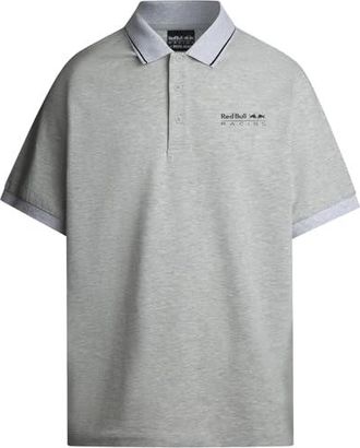 Pepe Jeans London Red Bull Racing X Pepe Jeans Tipped Logo Polo, Gris chiné, XXL Homme
