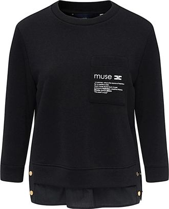 Elisabetta Franchi Femme, Pulls, Noir, Taille: 38 FR Maglia