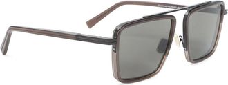 Ermenegildo Zegna Lunettes De Soleil - Marron