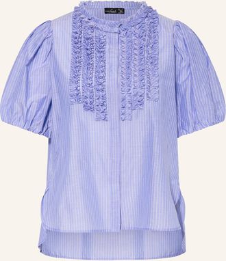 van Laack Van Laack Bluse Vl-Teona-Xx Mit Seide blau