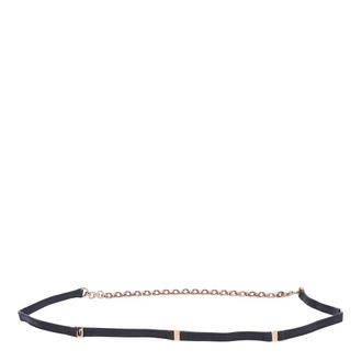 Ferragamo Lederketteng&uuml;rtel - - Accessories - Damen - Schwarzk - 95 CM