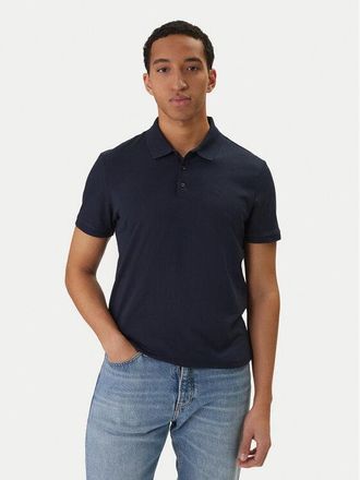 Calvin Klein Jeans Poloshirt Classic Monogram LV04RD255G Dunkelblau Regular Fit