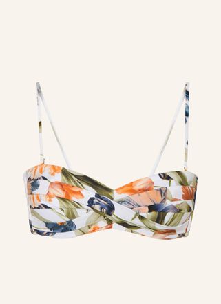 Maryan Mehlhorn Maryan Mehlhorn Bandeau-Bikini-Top Tulipe weiss