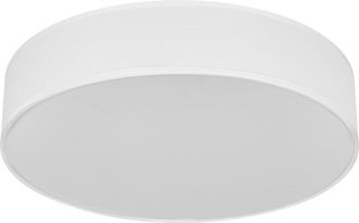 Osram ORBIS PARIS Deckenleuchte 480mm, wei&szlig;, 3XE27-Sockel, kann mit smarter Lampe best&uuml;ckt werden, hochwertiges, modernes Design, mit Stoffschirm, geeignet 