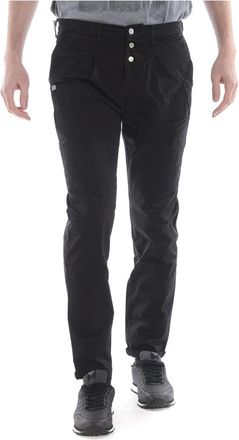 Daniele Alessandrini Homme, Pantalons, Noir, Taille: W31 Pantalon Slim-fit