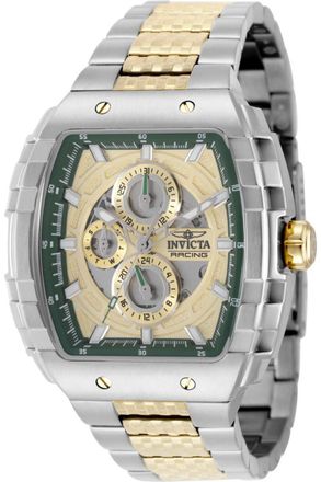 Invicta S1 Rally 50236 Herrenuhr - Quarzwerk - Edelstahl mit goldenem Zifferblatt - 47 mm