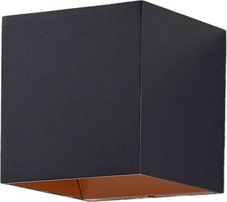 Arcchio LED Wandleuchte, Wandlampe Innen Zuzana (Modern) in Schwarz aus Aluminium (1 flammig) - Wandstrahler Wandbeleuchtung Schlafzimmer/Wohnzimmer Licht nac