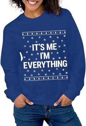 Generic Sweat assorti pour couple de Saint-Valentin 2026 avec inscription &laquo; I Have Everything I Want For Shirt/Husband Wife &raquo;, bleu, XXL