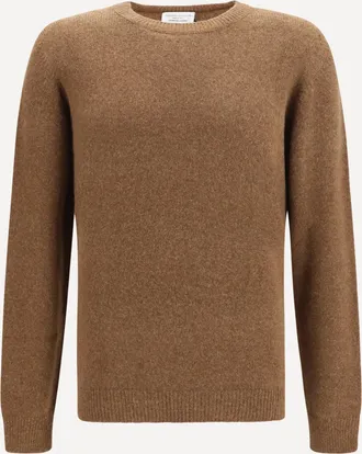 Roberto Collina Wool and camel Sweater Male 50