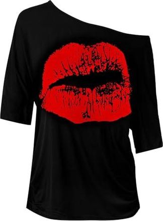 Generic Tee Shirt Femme Coton D&eacute;contract&eacute; Blanc T-Shirt Hauts Manche Court D&eacute;t&eacute; L&acirc;che Basiques Tee-Shirt Sport Chic Et &Eacute;l&eacute;gant Col en Rond Top Blouse &Agrave; Manche