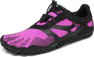 Saguaro Barfußschuhe Herren Damen Barfussschuhe Traillaufschuhe Zehen Training Fitnessschuhe Outdoor Barfuss Wanderschuhe Atmungsaktiv Schnell Trocknend Bades