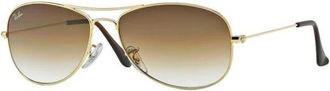 Ray-Ban Homme, Accessoires, Jaune, Taille: 56 MM Cockpit Rb3362 001/51 Lunettes de soleil