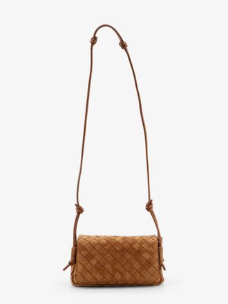 Bottega Veneta Notturno suede pouch - BOTTEGA VENETA - gender_Woman