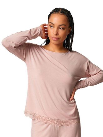 Skiny T-Shirt Damen Shirt langarm Night In Mix & Match (St&uuml;ck, 1-tlg)