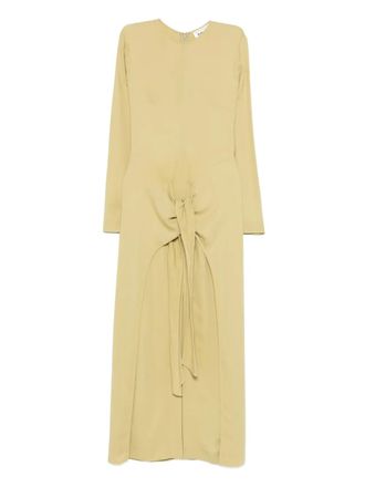 Tove long-sleeve maxi dress - Tons neutres