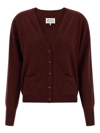 Maison Margiela Cardigan - Rouge Brun