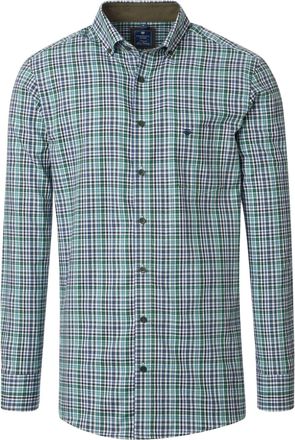 Redmond Comfort Fit - Herren Freizeithemd Langarm Hemd (252005111), Gr&ouml;&szlig;e:3XL, Farbe:Gr&uuml;n(600)