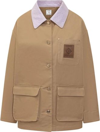 Casablanca Femme, Vestes, Beige, Taille: 40 FR Pocket Jacket