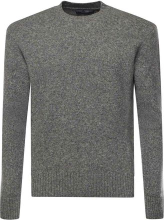 Dolce & Gabbana Pull Col Rond - Gris