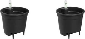 ELHO Selbstbew&auml;sserungssystem 21 - Zubeh&ouml;r f&uuml;r Innen & Zubeh&ouml;r - &Oslash; 20.7 x H 19.5 - Living Schwarz & Selbstbew&auml;sserungssystem &Oslash;17 cm