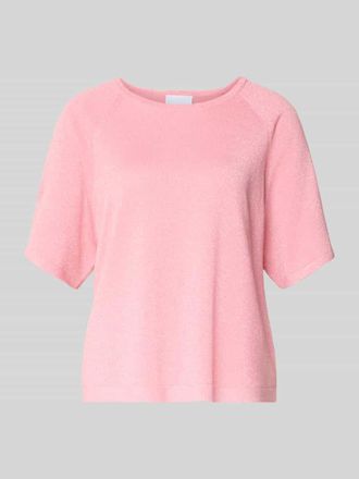 Comma Strickshirt mit Rundhalsausschnitt