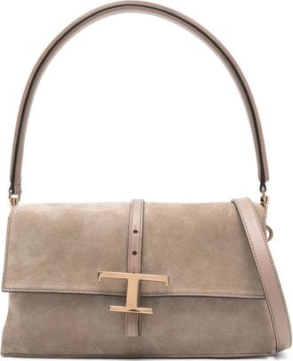 Tod's Femme, Sacs, Brun, Taille: ONE Size Shoulder Bag