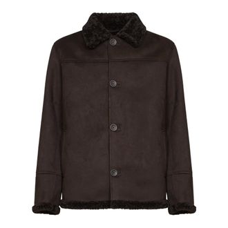 Herno Veste en fausse fourrure shearling - Homme - Vestes - Brun - Taille: L