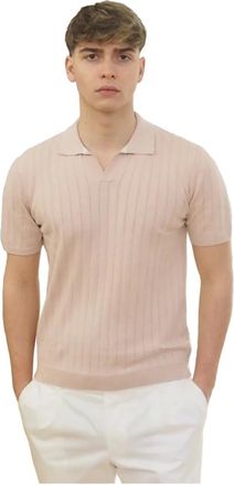 Barba Homme, Tops, Rose, Taille: XL Polo Chemises