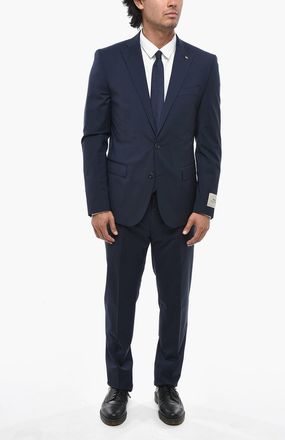 Corneliani CC COLLECTION Anzug Aus Stretch-Schurwolle Mit Klappentaschen Corneliani