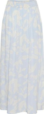 Kaffe Jupe Maxi Nantucket Chalk Leave - Femme - Jupes - Multicolore - Taille: 46 FR