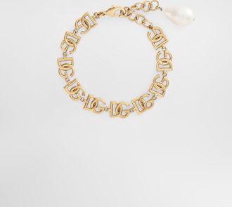Dolce & Gabbana Armband Multi-logo Dg - Frau Bijoux Gold Metall Onesize
