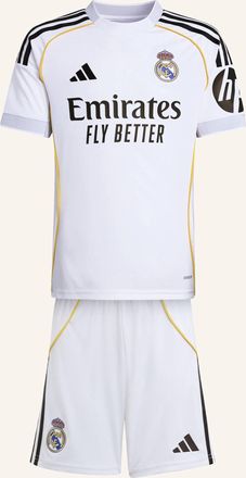adidas Real Madrid 25/26 Junior-Heimausr&uuml;stung weiss