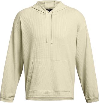 Under Armour Rival Kapuzenpullover f&uuml;r Herren, Waffelstoff, leger, Lang&auml;rmlig (Wei&szlig;)