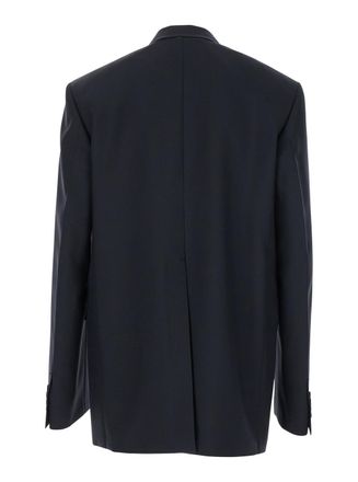 Gucci Mens Dark Grey Jacket With Chest Pocket Wool Blazers