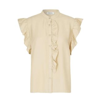 Modstr&ouml;m Damen, Blusen & Hemden, Beige, XSGr&ouml;&szlig;e