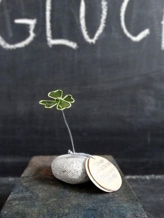 Good old Friends Mini Gl&uuml;cksklee Steine Display